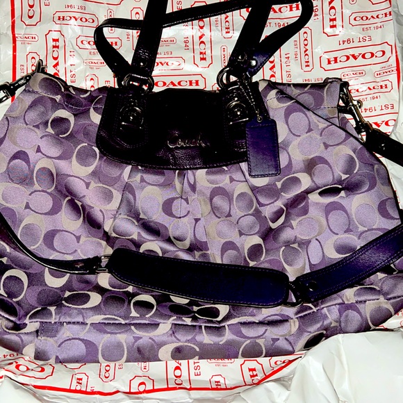 Coach | Bags | Purple Coach Bag | Poshmark